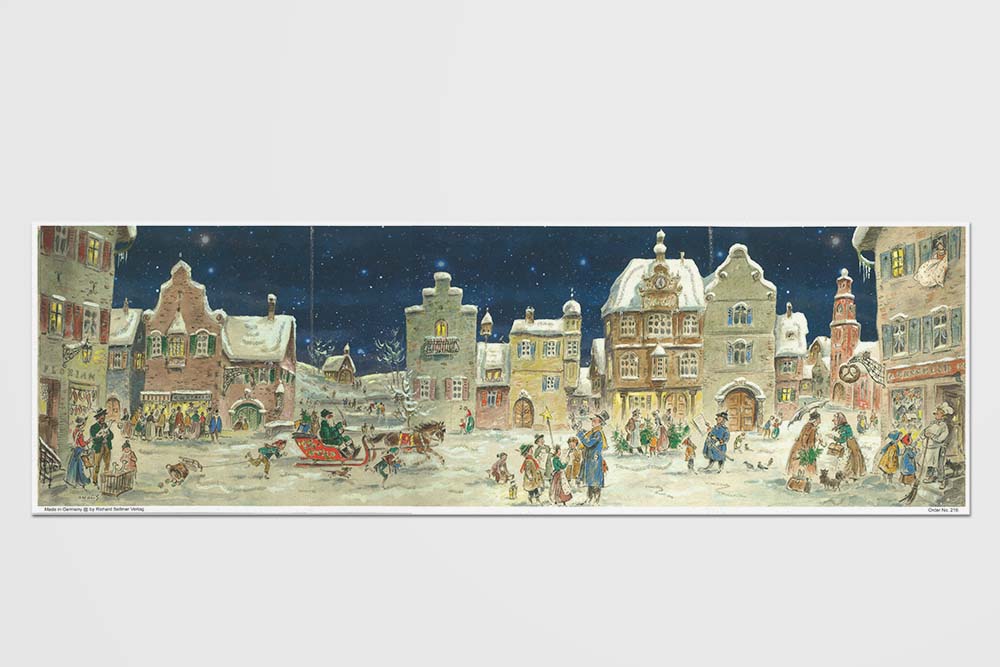 アドベントカレンダー パノラマ / 赤い馬車 – niiiwa