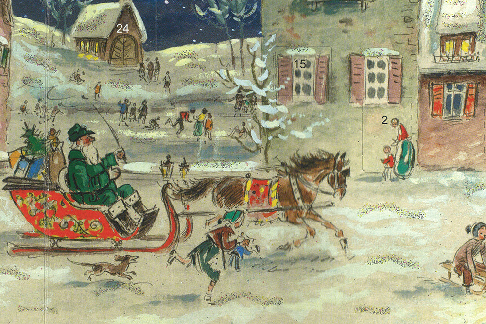 アドベントカレンダー パノラマ / 赤い馬車 – niiiwa